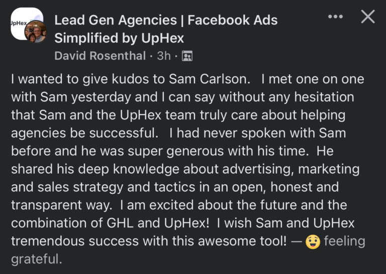 UpHex | Facebook Lead Gen for Agencies
